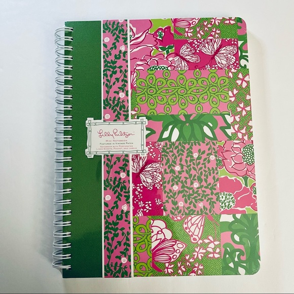 Lilly Pulitzer | Office | Lilly Pulitzer Mini Notebook Wpocket Labels ...